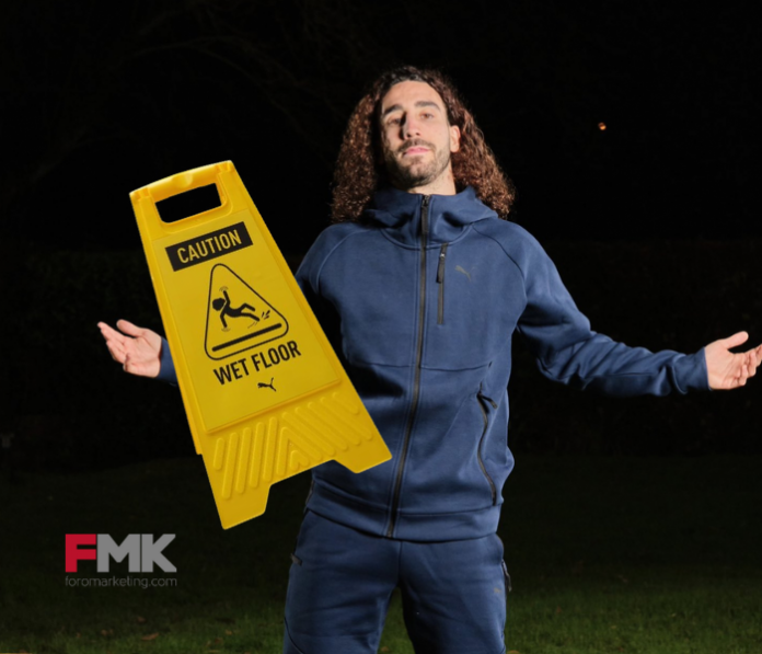 La nueva campaña de Puma con Cucurella y su "resbalón" | FMK